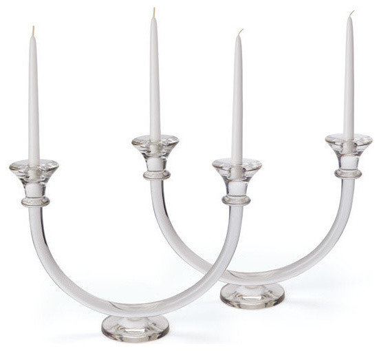 U Candlesticks, 18.5" L x 5.25" W x 12.75" H - Contemporary ...