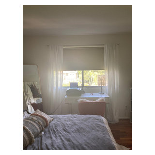 Master Blinds' Blackout Roller Window Shades for a Master Bedroom in ...