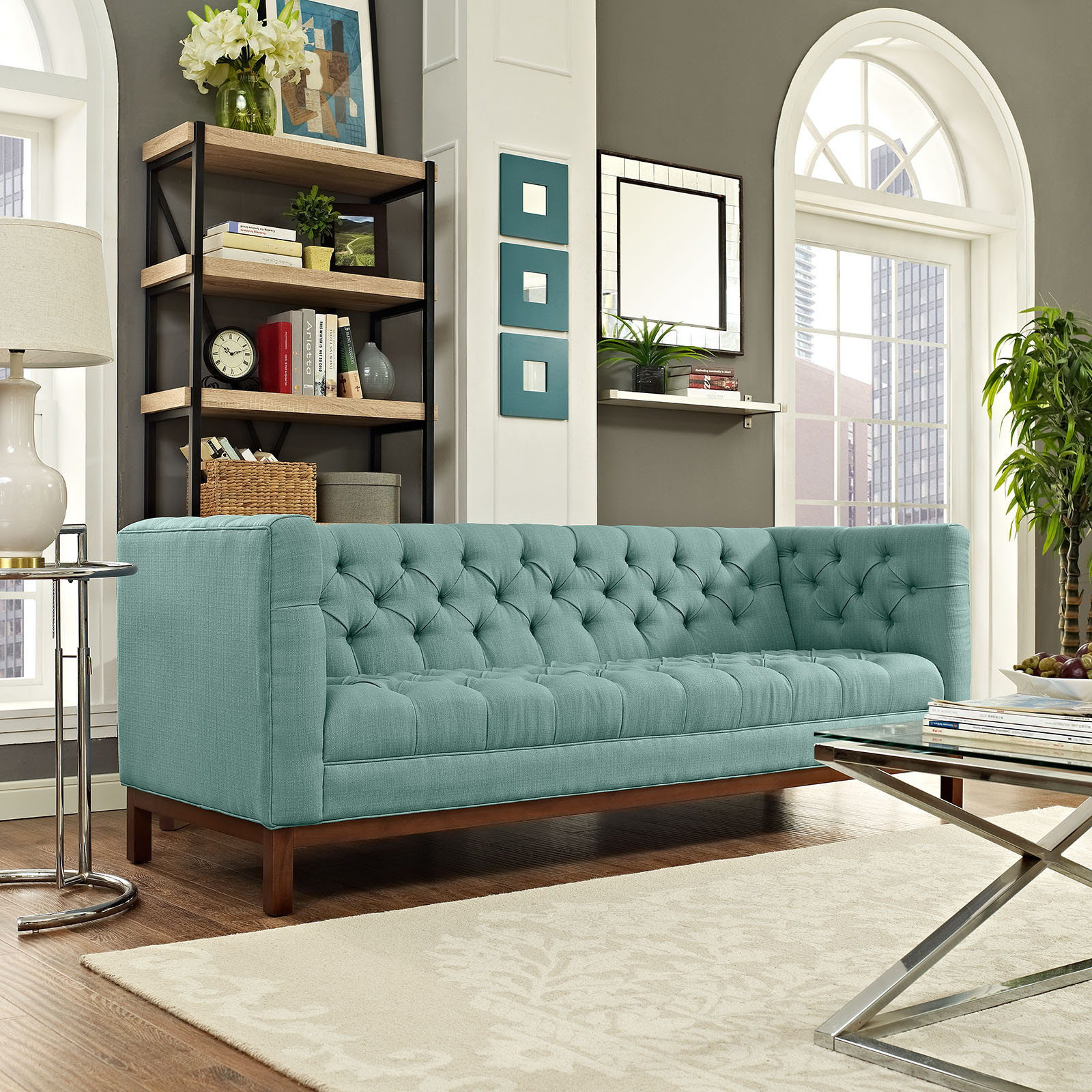 MODWAY Panache Upholstered Fabric Sofa - Contemporary - Sofas - by ...