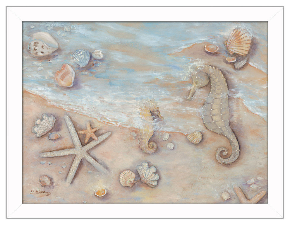 "Gift of the Sea II" by Sear, Printed Framed Wall Art - Beach Style ...
