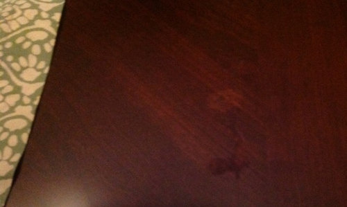 Wood table stain