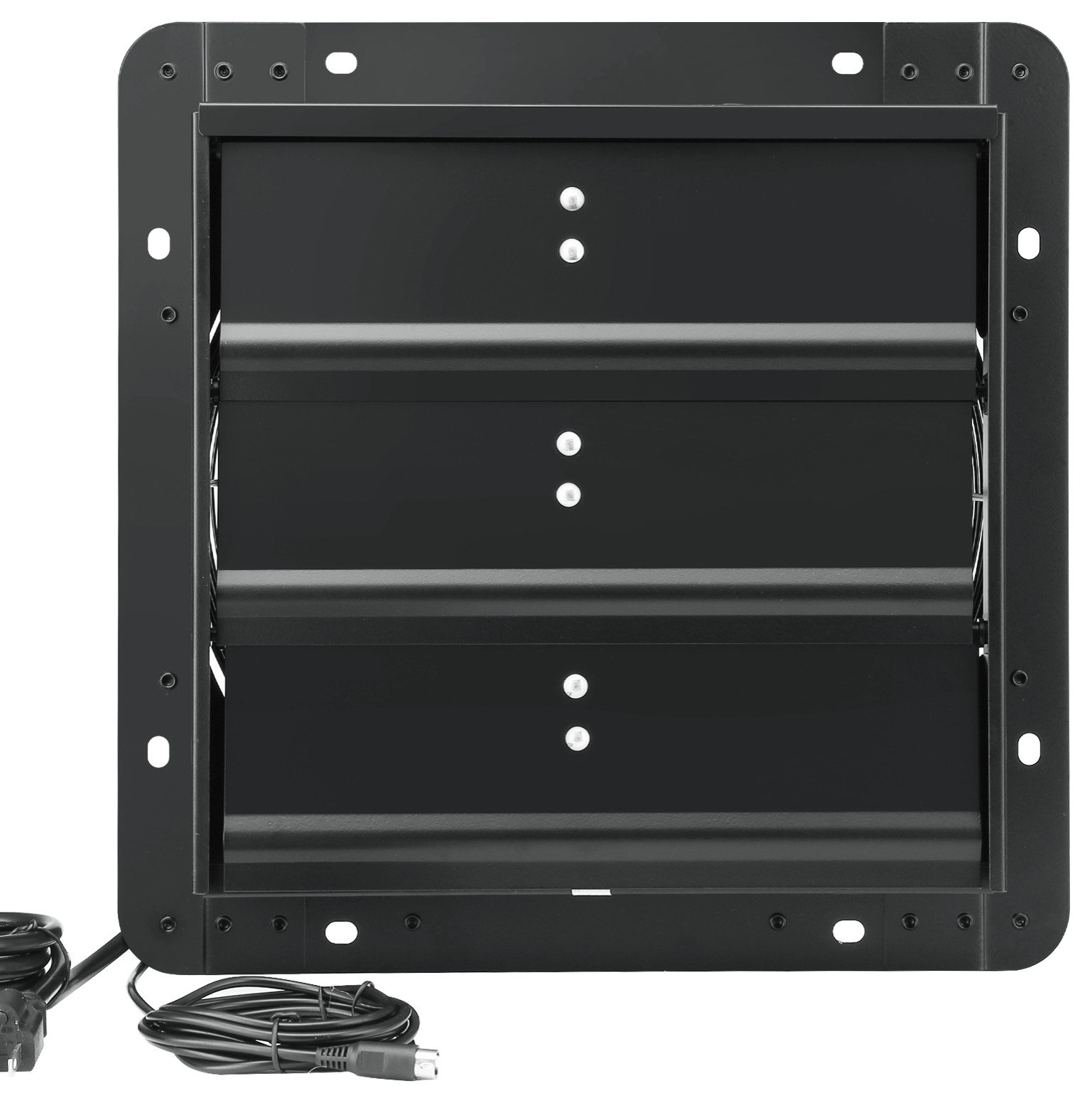 VEVOR Shutter Exhaust Fan Wall-mount w/ Remote Control, 12 ...