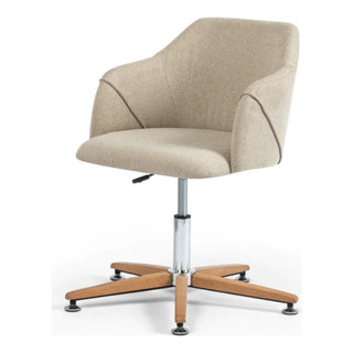 Edna Desk Chair-Fedora Oatmeal - Transitional - Office Chairs - by Four ...