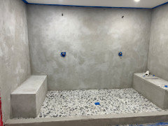Micro Topping for shower walls
