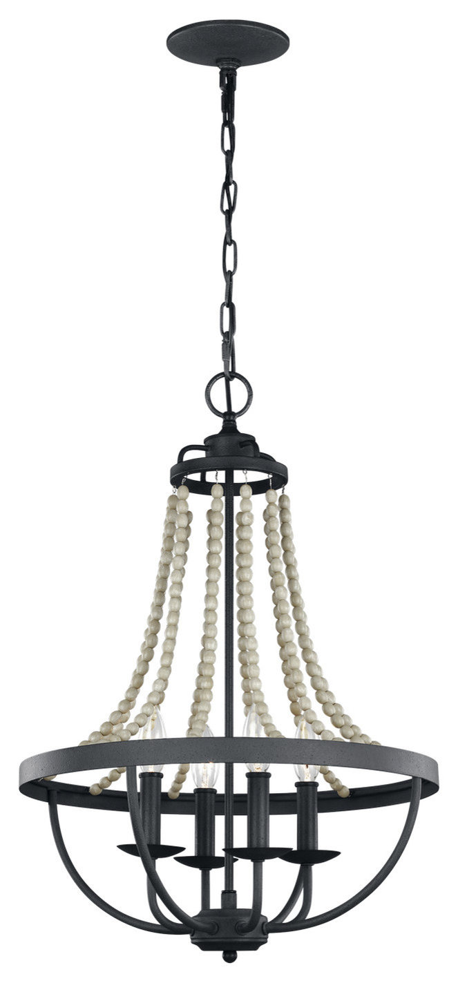Murray Feiss Nori Four Light Chandelier F3187/4DWZ/DWG - Transitional ...