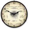 21031210 Walther PPK Firearm 1911 Patent Clock - Contemporary - Wall ...