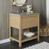 Solace Vanity with Ash Concrete Shelf, Base Only - Transitional ...
