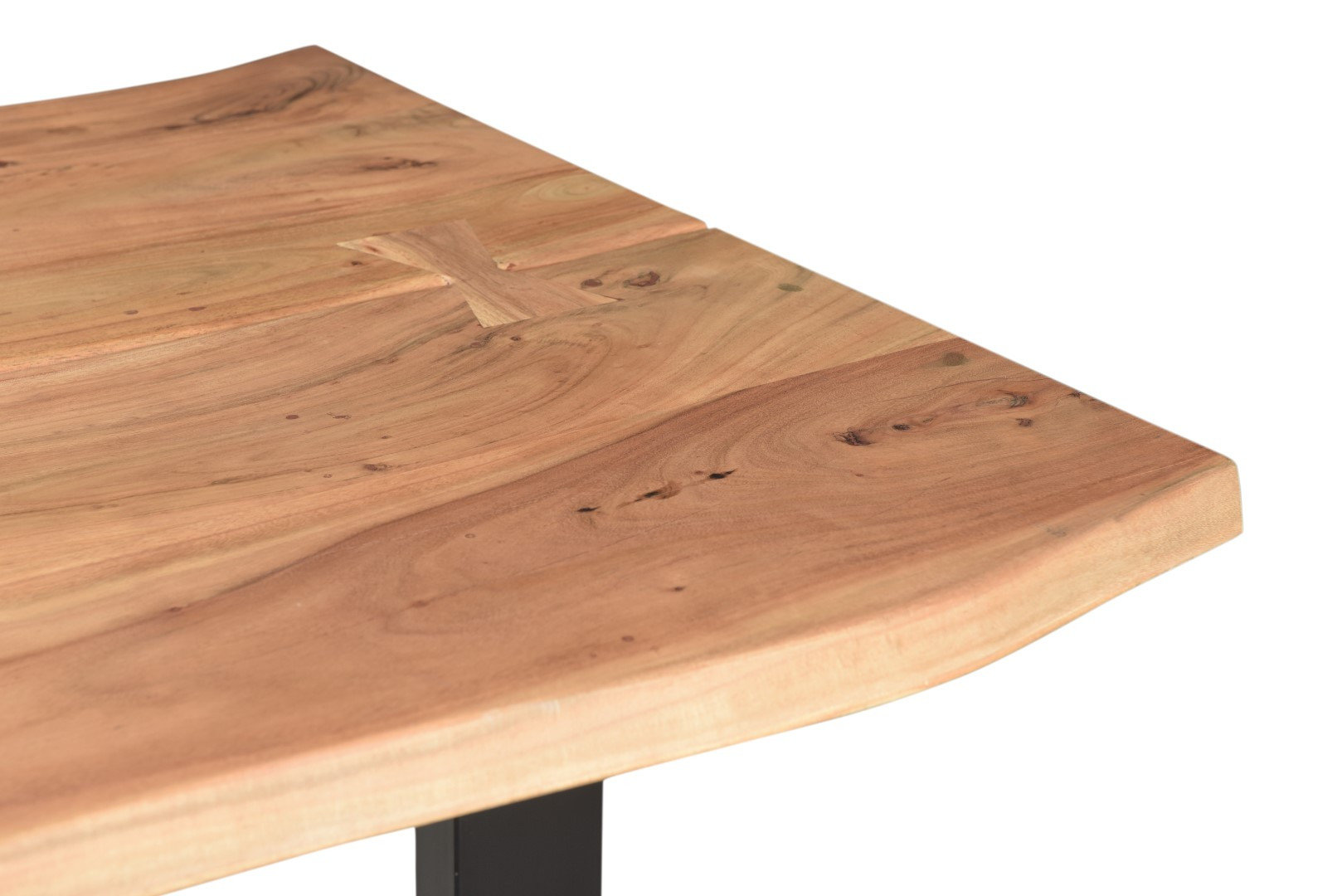 Solid Wood Angled Leg Dining Table - 80 Inch - Industrial - Dining ...