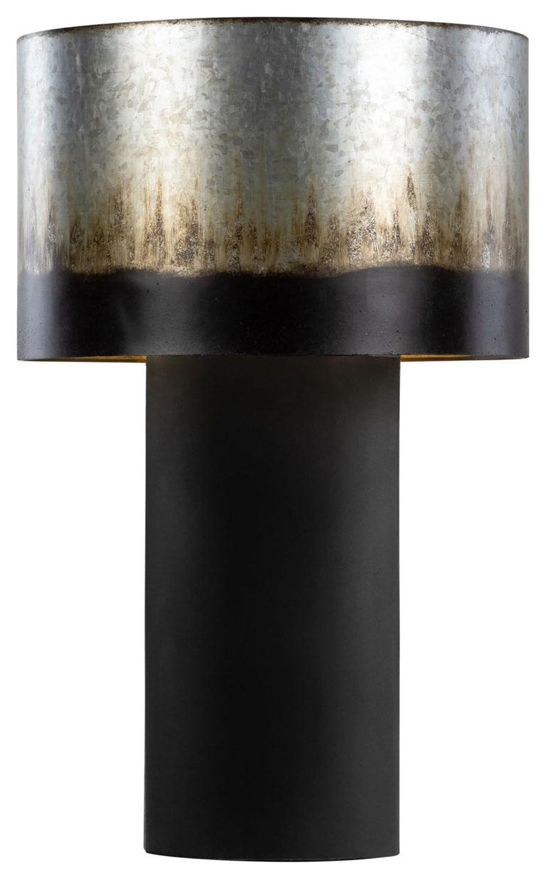 Cannery 2 Light Table Lamp, Ombre Galvanized - Industrial - Table Lamps ...