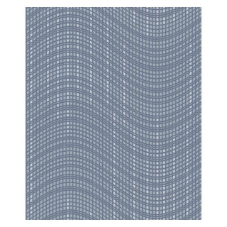 Prudence Slate Wave Wallpaper - Contemporary - Wallpaper - by Brewster ...