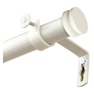 Lid 1" Curtain Rod, 28-48" - Transitional - Curtain Rods - by Rod ...