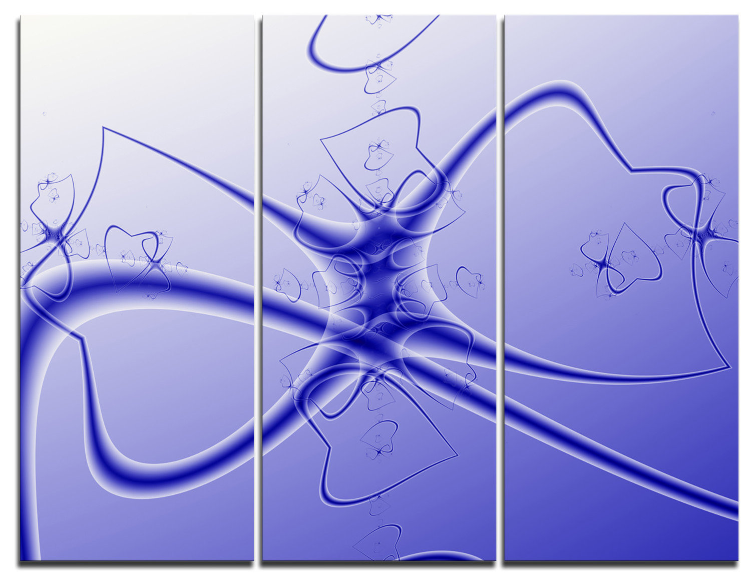 "Fictional Micro Life Form" Art Canvas Print, 3 Panels, 36"x28", 36"x28 ...