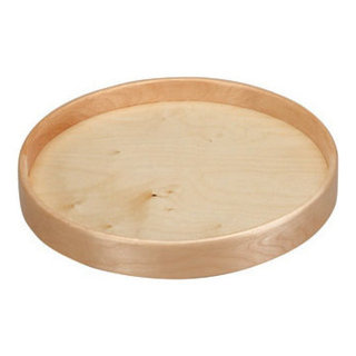 18" Full Circle Natural Wood With Premounted Bearing, 24 ...