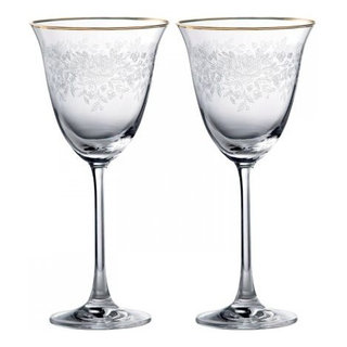 Royal Albert Wine, Set of 2 - Contemporary - Wine Glasses - by Silver ...