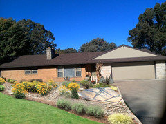 Outdated orange brick ranch