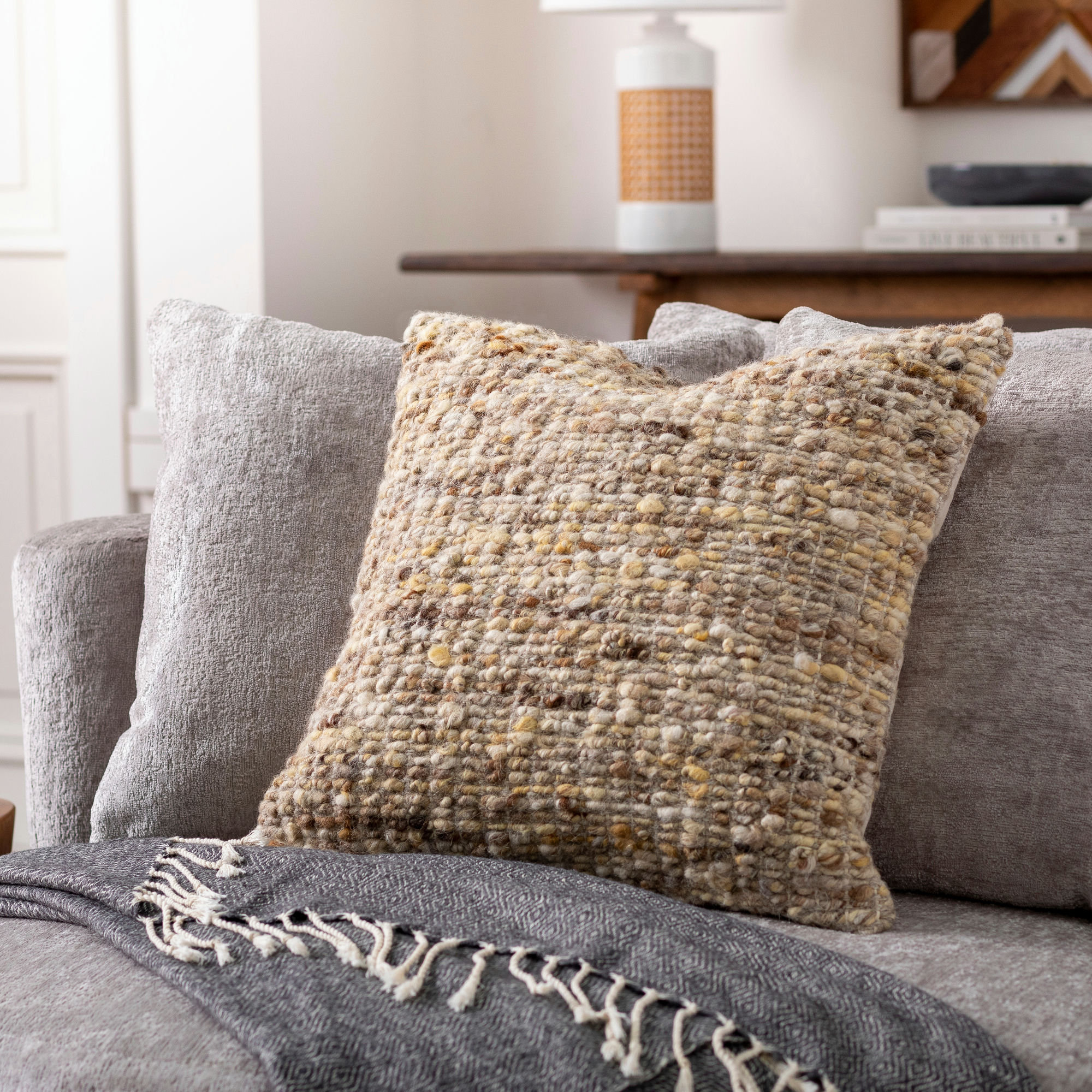 Surya Zayden Zyn-003 Pillow Cover 18"H X 18"W - Transitional ...