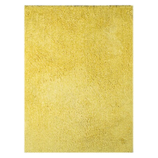 Illustrations 6 Yellow Shag Area Rug by Amer Rectangle, 3'6"x5'6 ...