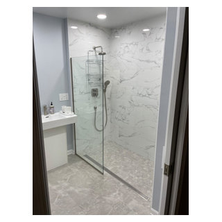 Burke - Linear Drain Bathroom - Modern - Bathroom - DC Metro - by Ready ...