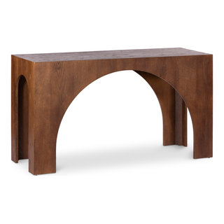 Arch Black Console Table - Transitional - Console Tables - by Meridian ...