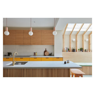 Formica Sol, Formica Just Rose and Oak - Scandinavian - Kitchen ...