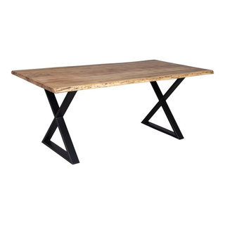 Porter Designs Manzanita Solid Acacia Wood Dining Table - Natural ...