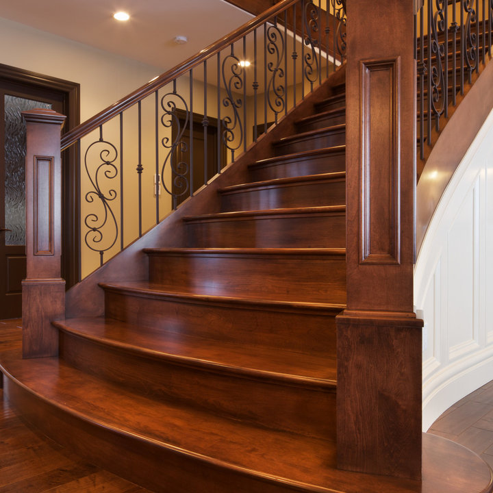 Flared Staircase - Photos & Ideas | Houzz