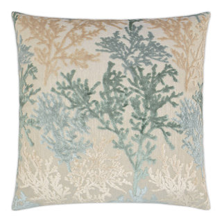 Barbados Pillow - Laguna, 24" x 24" - Beach Style - Decorative Pillows ...