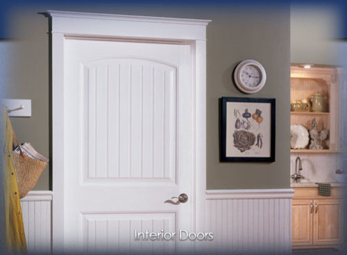 How to match barn door trim to window/regular door trim.
