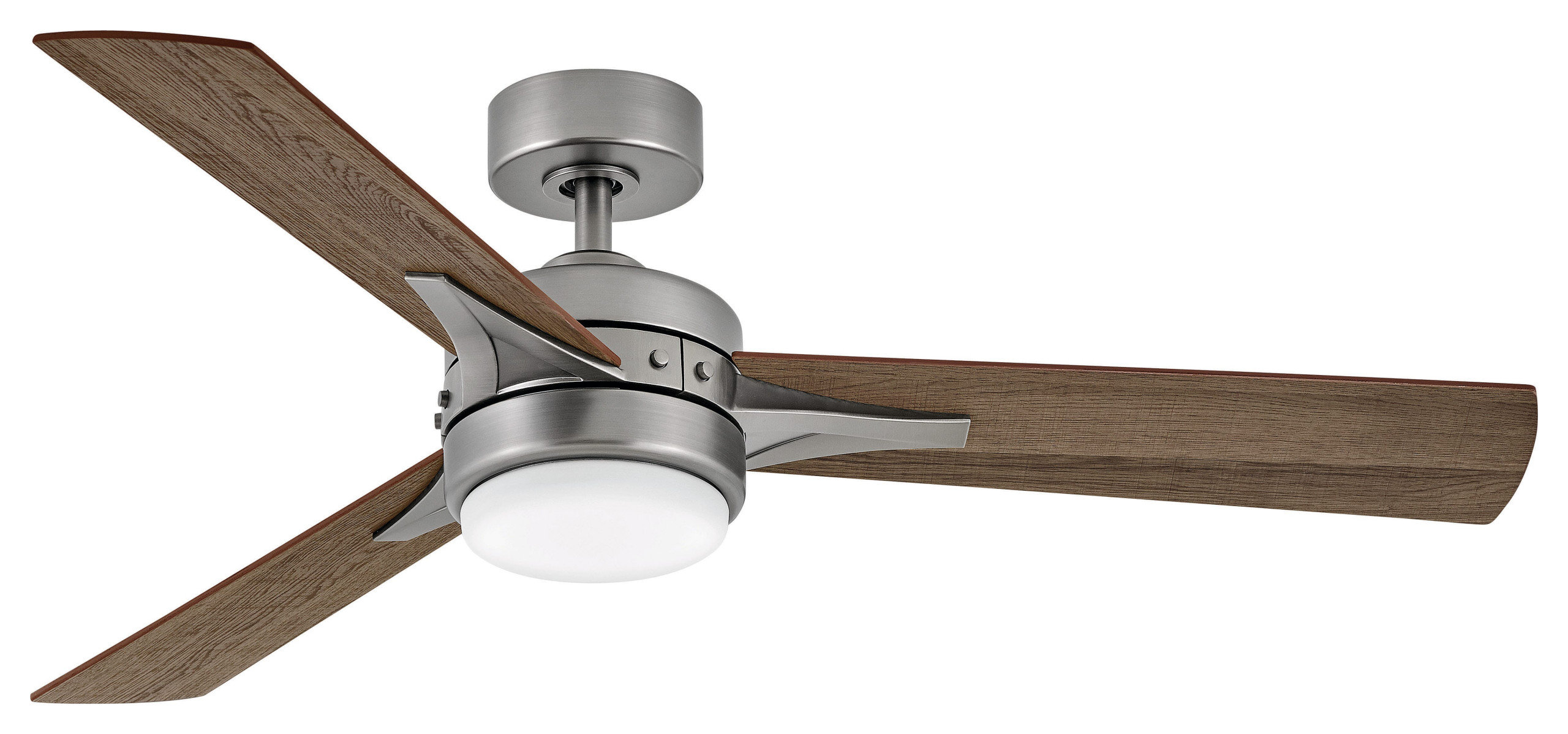 Ventus LED 52" Indoor Ceiling Fan in Pewter, 52.000 - Transitional ...
