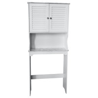 Decatur Over-the-Toilet Cabinet, 25.5"W x 7"D x 18.5"H - Beach Style ...