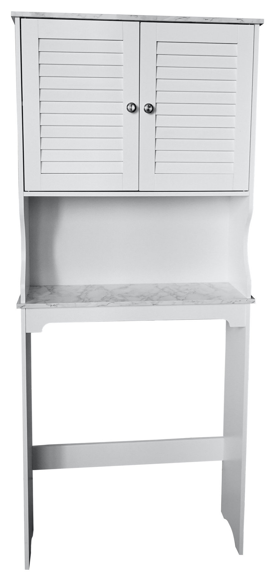 Decatur Over-the-Toilet Cabinet, 25.5"W x 7"D x 18.5"H - Beach Style ...