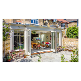 Transformation of an Edwardian house with a rear extension - Véranda et ...
