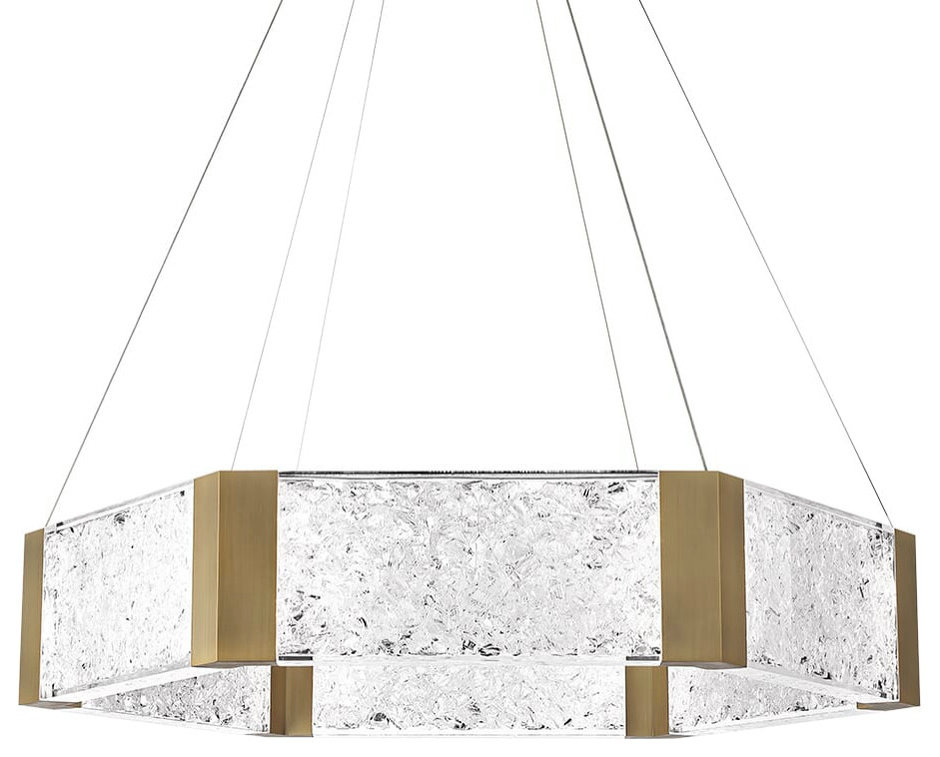 Modern Forms Forever Chandelier in Aged Brass, 29.000 - Contemporary ...