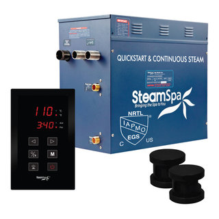 SteamSpa Oasis 12 KW QuickStart Acu-Steam Bath Generator Package - Transitional - Steam Showers ...