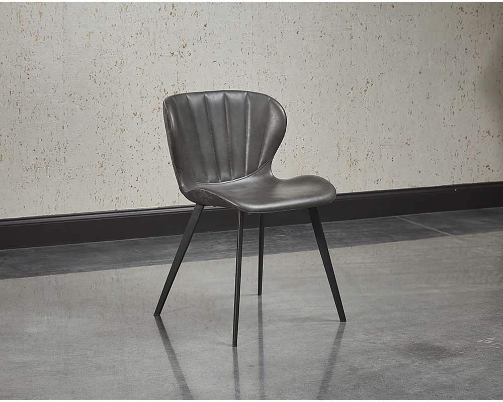 Arabella Dining Chair, Bravo Portabella/Polo Club Kohl Gray ...