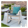 Outdoor Chevron Rocking Chair - Transitional - Outdoor Rocking Chairs ...