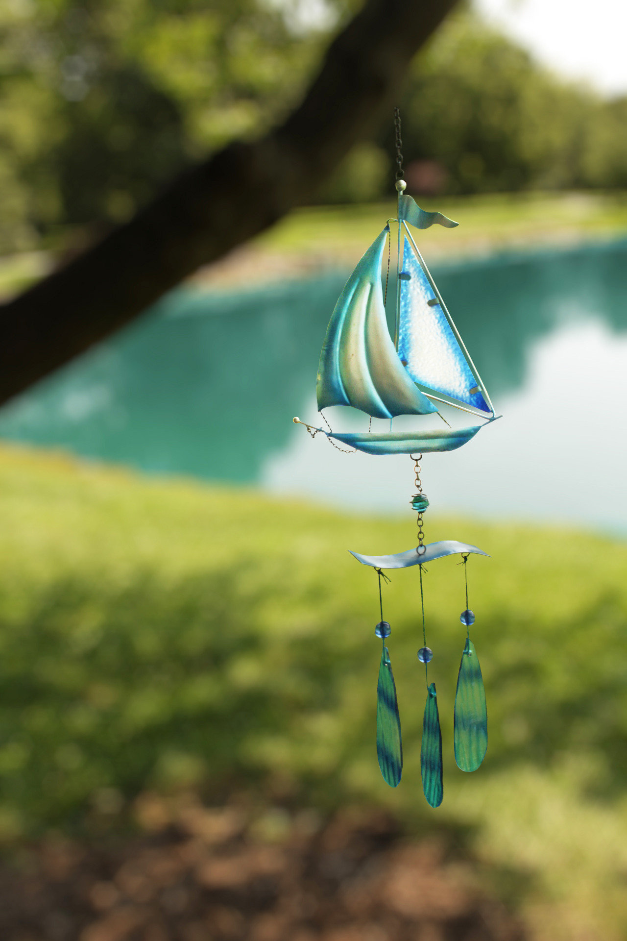 Chime Sailboat - Beach Style - Wind Chimes - by RCS Gifts | Houzz