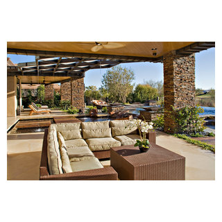 Desert Sanctuary (Private Residence) - Contemporary - Patio - Las Vegas ...