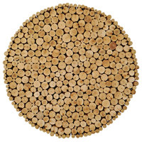 Round Natural Wood Twig Table - Rustic - Coffee Tables - by Design Mix ...