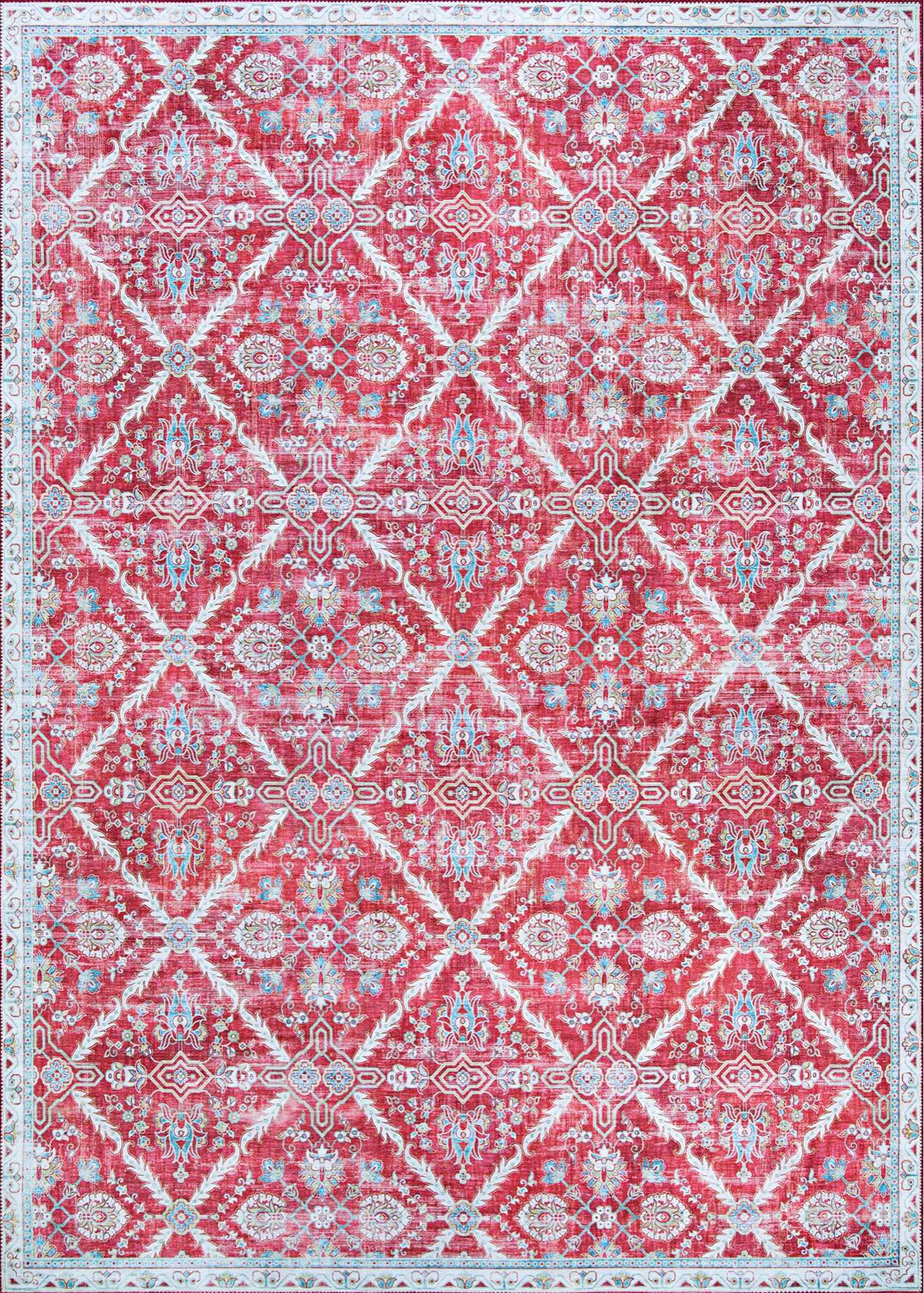 Couristan Pasha Arcadia Garnet Rug 9'x12' - Mediterranean - Area Rugs ...