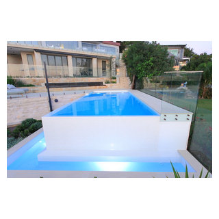 Simplicity - White - Perfection. A modern pool renovation ...