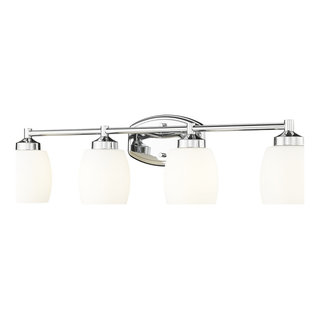Kendrick Four Light Vanity in Chrome - Transitional - Bathroom Vanity ...