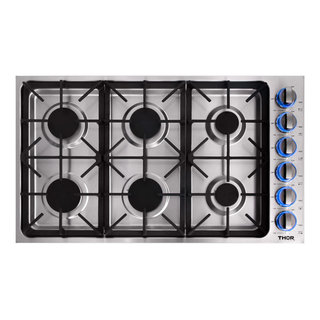 Gas Cooktop, 36" - Contemporary - Cooktops - by Thor Kitchen | Houzz