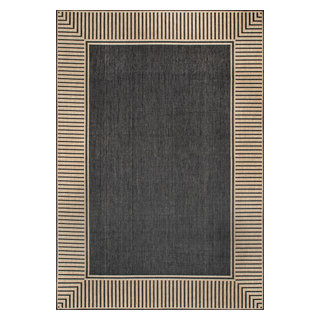 nuLOOM Asha Border Indoor/Outdoor Striped Area Rug, 2'x8 ...