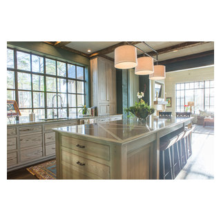 Pecky Cyprus Cabinets in Kitchen - Atlanta - by CPJ Custom Homes, LLC ...