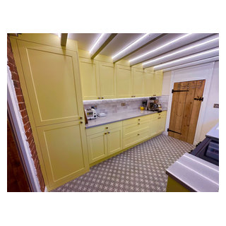 Belper Yellow Shaker Kitchen - Farmhouse - Kitchen - Other - by Vivid ...