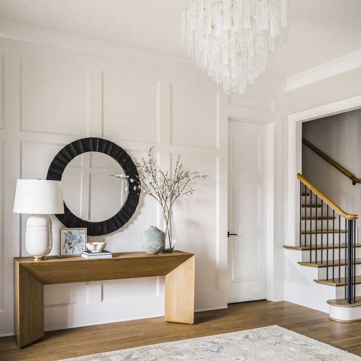 75 Beautiful Entryway with Panelled Walls Ideas & Designs - February ...