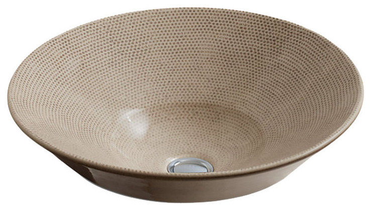 Kohler K-2200-HV Boucle Tweed Conical Bell Vessel Sink - Transitional ...