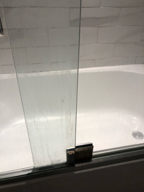 I need some serious help - rust on glass doors?! | Houzz Forum