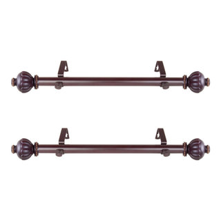 Bran Side Curtain Rods 12-20" - Traditional - Curtain Rods - by Rod ...